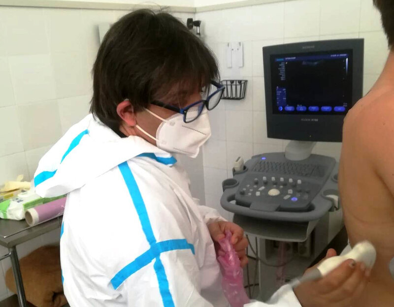 La ecografía pulmonar presenta una mayor precisión que la radiografía ...