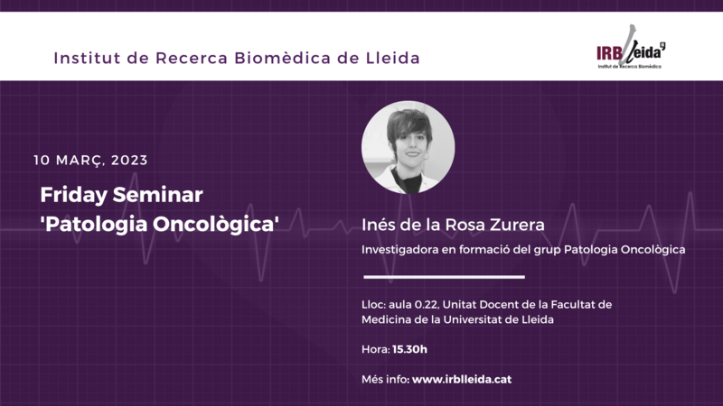 Friday seminar | Training | IRBLleida